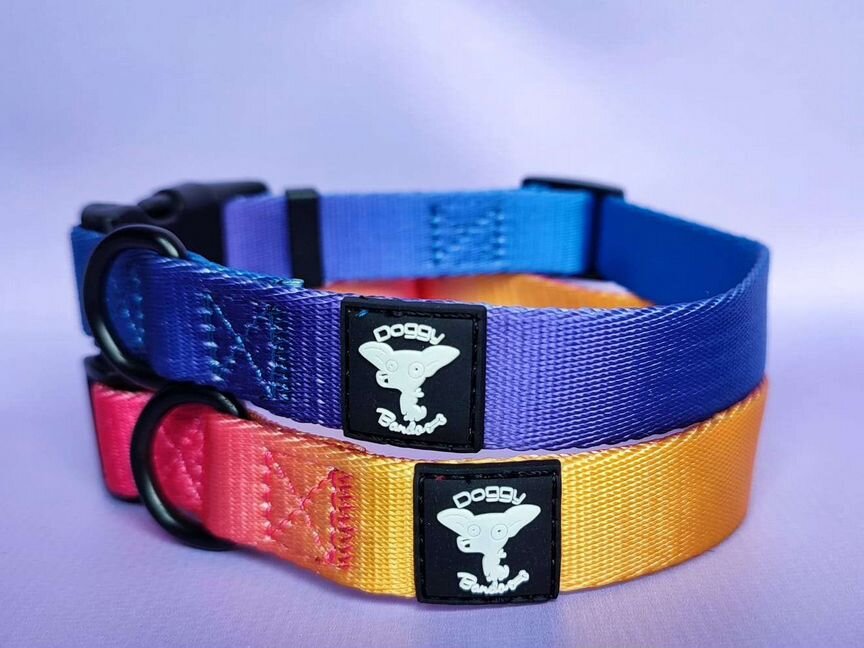 Ошейник для собак нейлоновый ручной работы