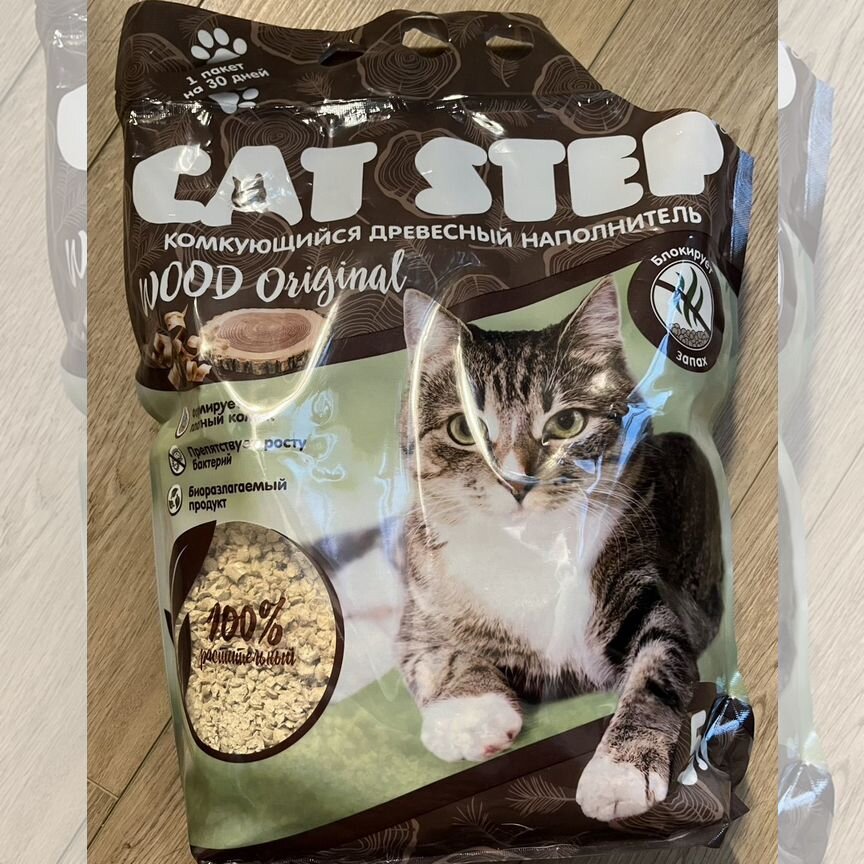 Наполнитель для кошачьего туалета Cat Step