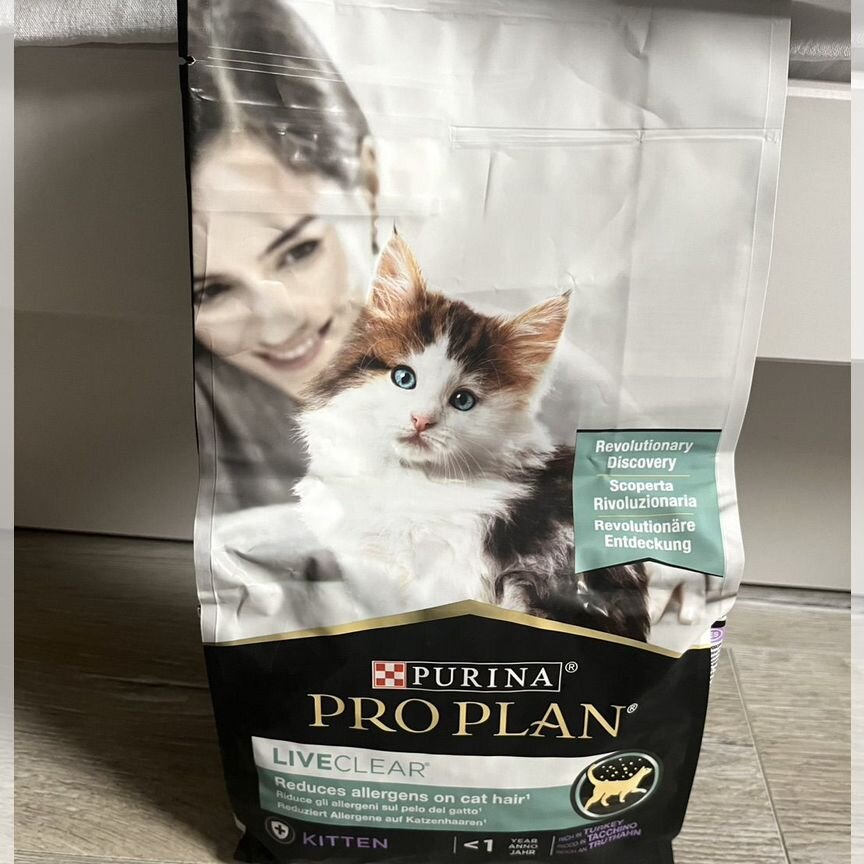 Корм Purina Pro Plan Live Clear для котят