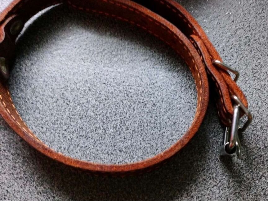 Ошейник для собак,кожаный,41-45 см