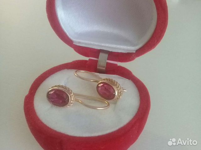 Золотые серьги 583 проба СССР купить в Севастополе | Личные вещи | Авито