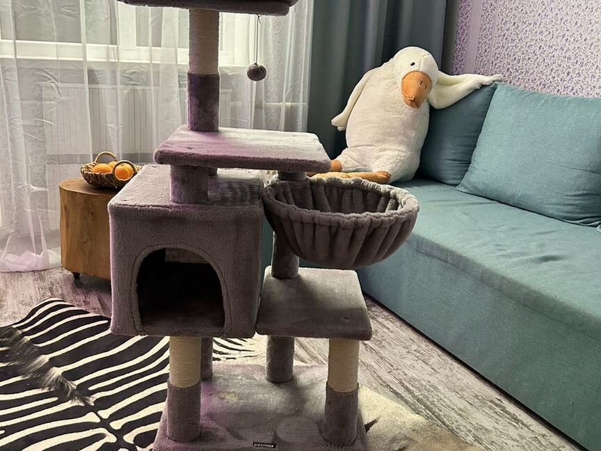 Домик для кошкис с гамаком