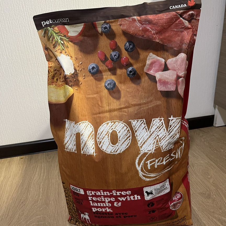 Корм Now Fresh для взрослых собак, 9,98 кг