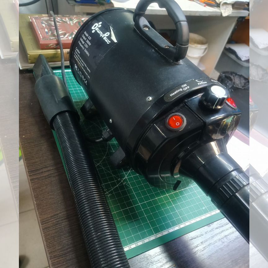 Фен компрессор для сушки собак