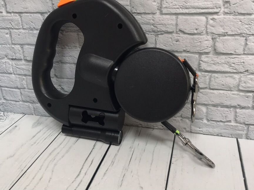 Поводок-рулетка для двух собак до 30 кг 3 м (45)