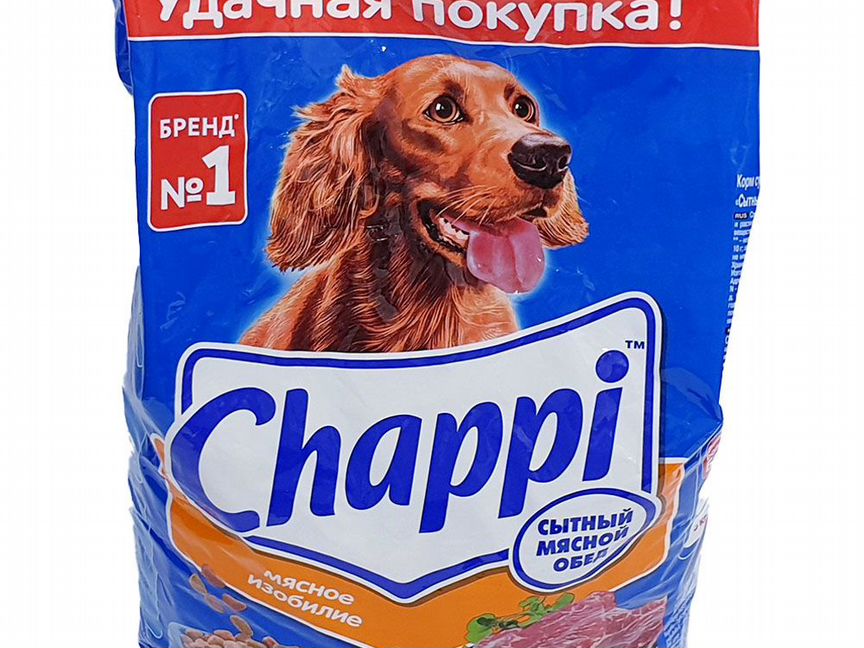 Сухой корм для собак Chappi Сытный мясной обед