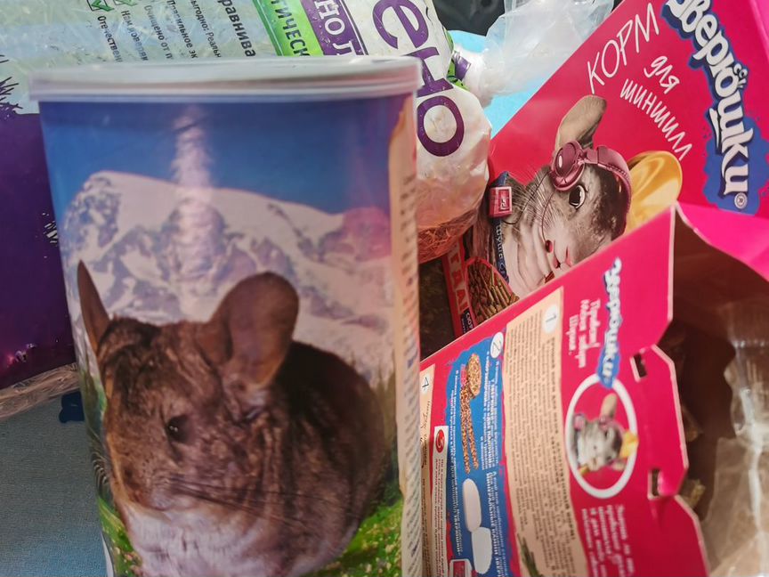 Корм для шиншилл