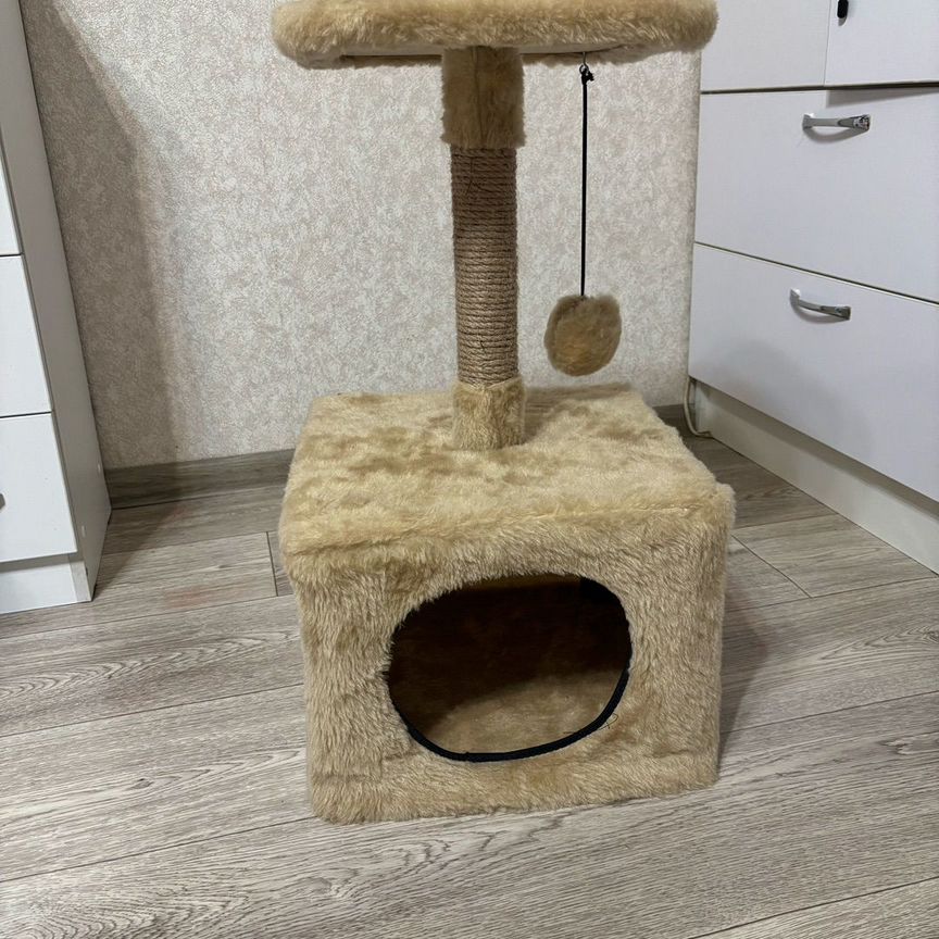 Домик для кошки с когтеточкой