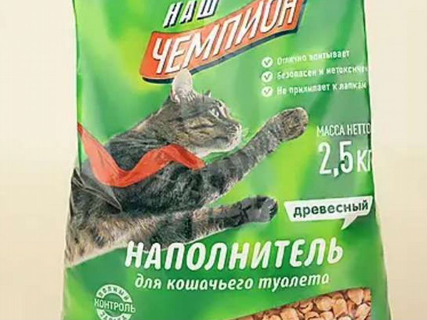 Древесный наполнитель, туалет домашних питомцев