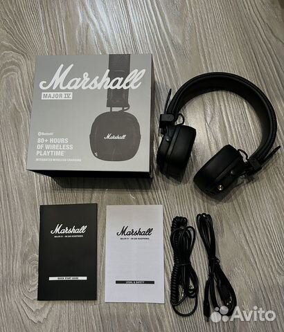 Наушники marshall major 4 - оригинал купить в Москве | Электроника | Авито