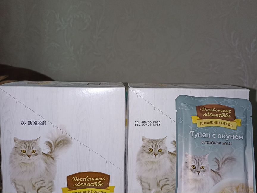 Влажный корм для кошек деревенские лакомства