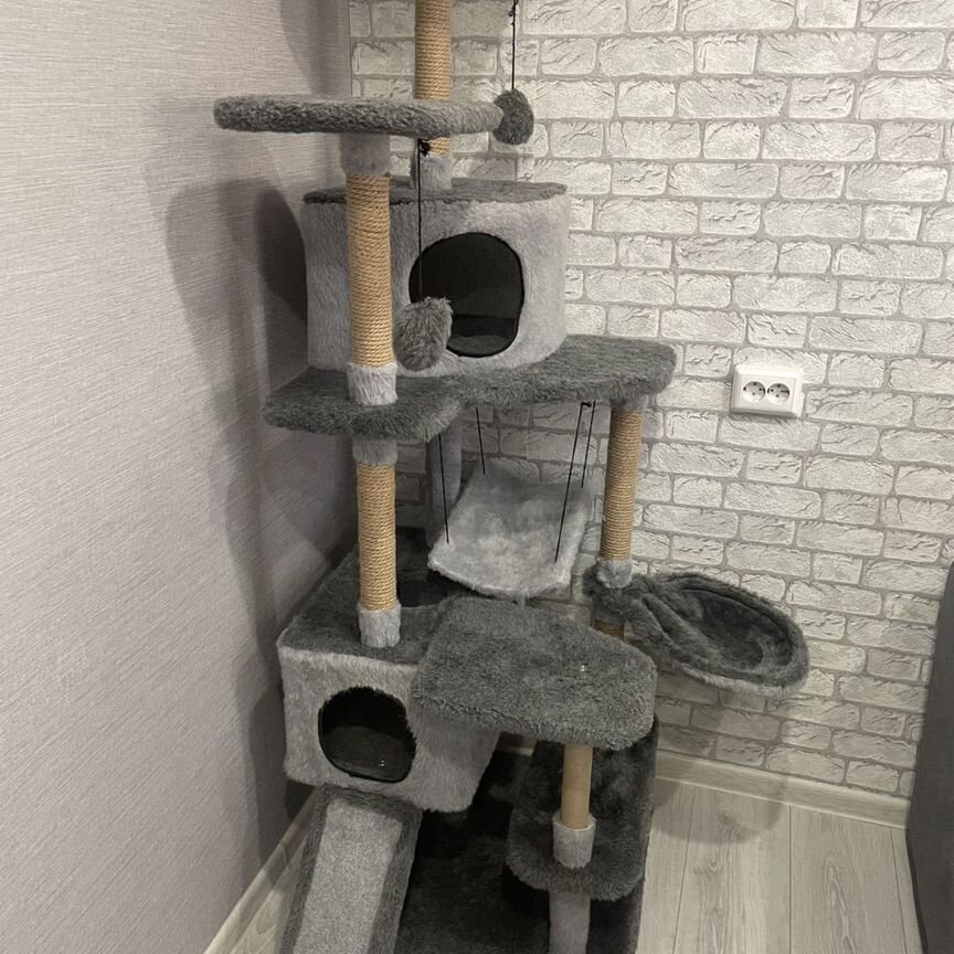 Домик- когтеточка для кошки