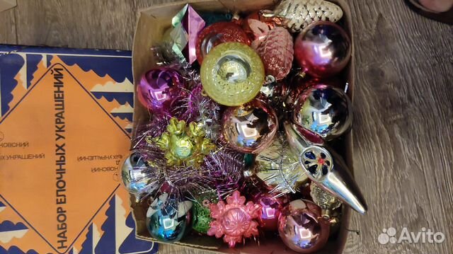 Винтажные елочные игрушки шары. СССР. ГДР купить в Москве | Хобби и ...