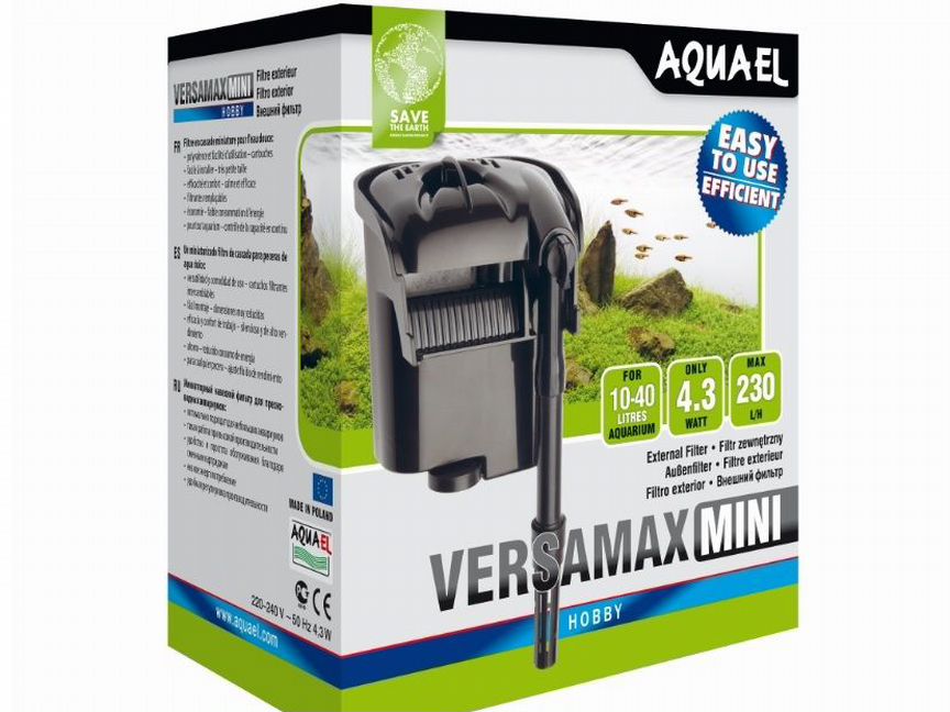 Внешний фильтр aquael versamax mini для аквариума