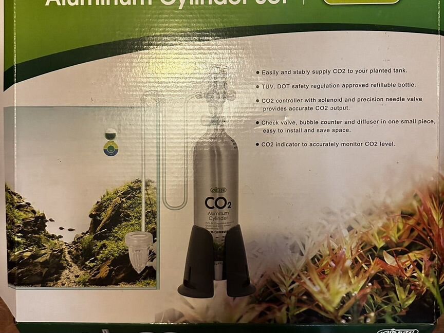 Co2 для аквариума и кормушка jbl autofood