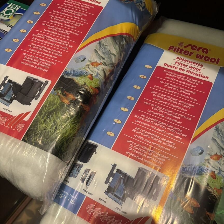 Фильтрующая вата для аквариума Sera Filter Wool