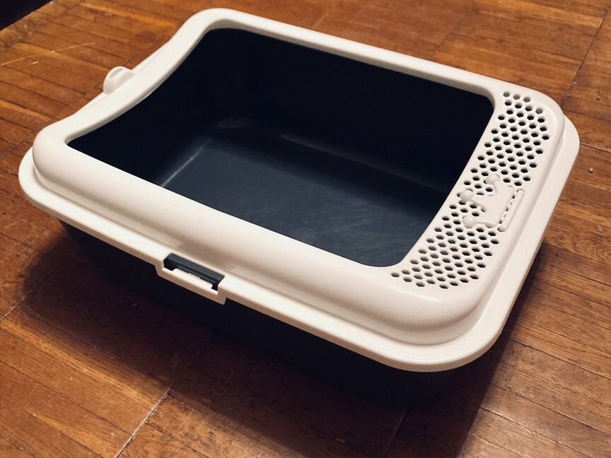 Кошачий лоток маленький с бортиками