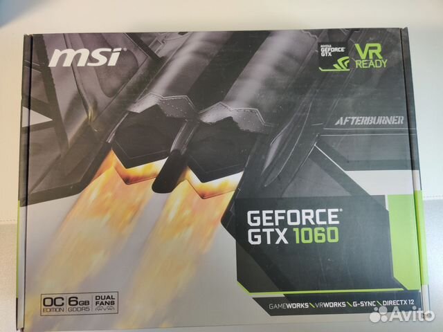 Видеокарта gtx 1060 ti 6gb купить в Москве | Электроника | Авито