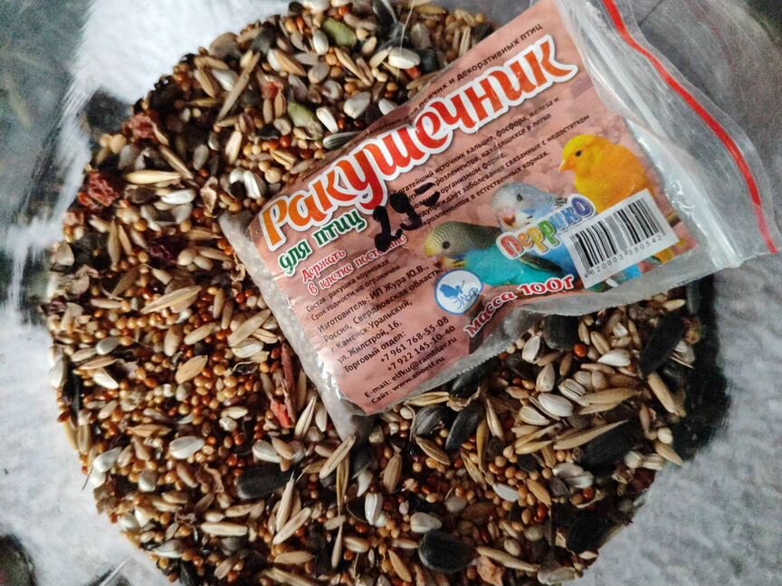 Корм для попугая Рио