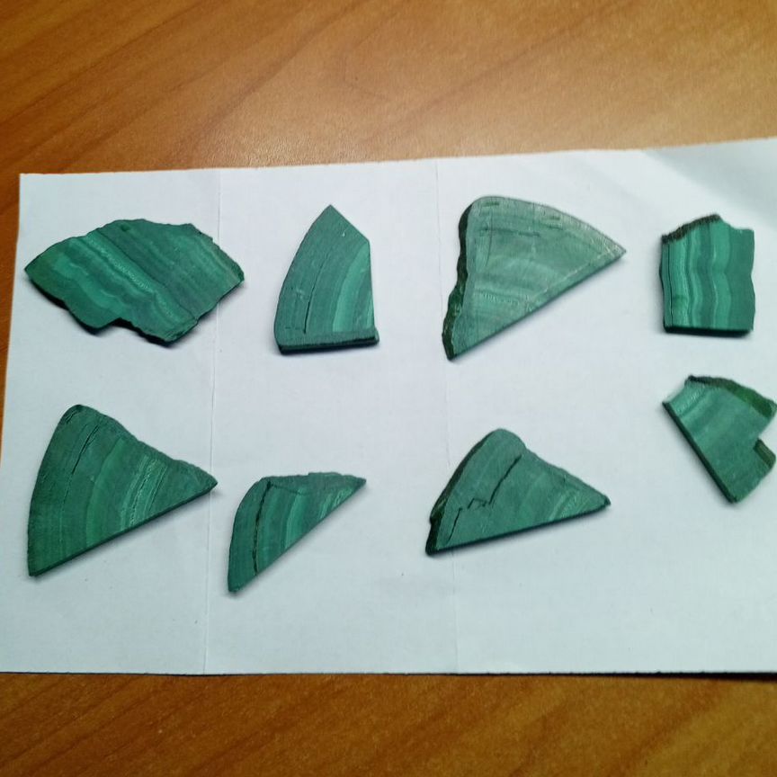 Малахит срез