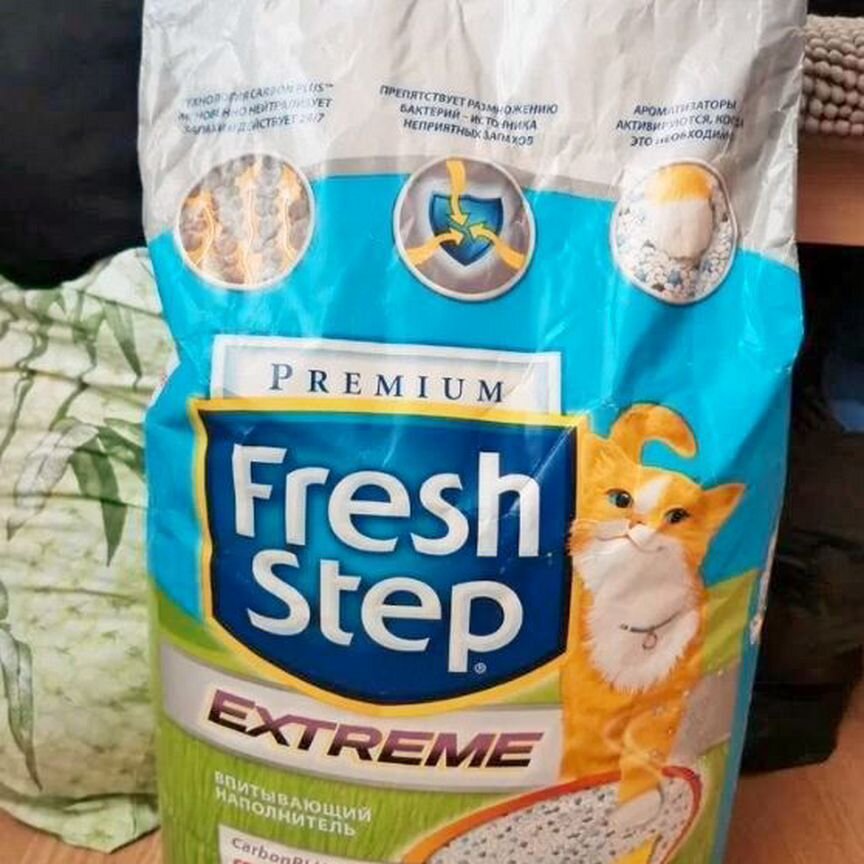 Наполнитель Fresh Step 5 кг (остатки)