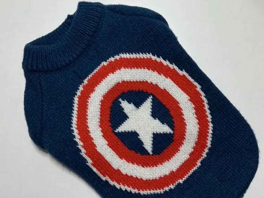 Свитер для собак Triol Marvel Капитан Америка М