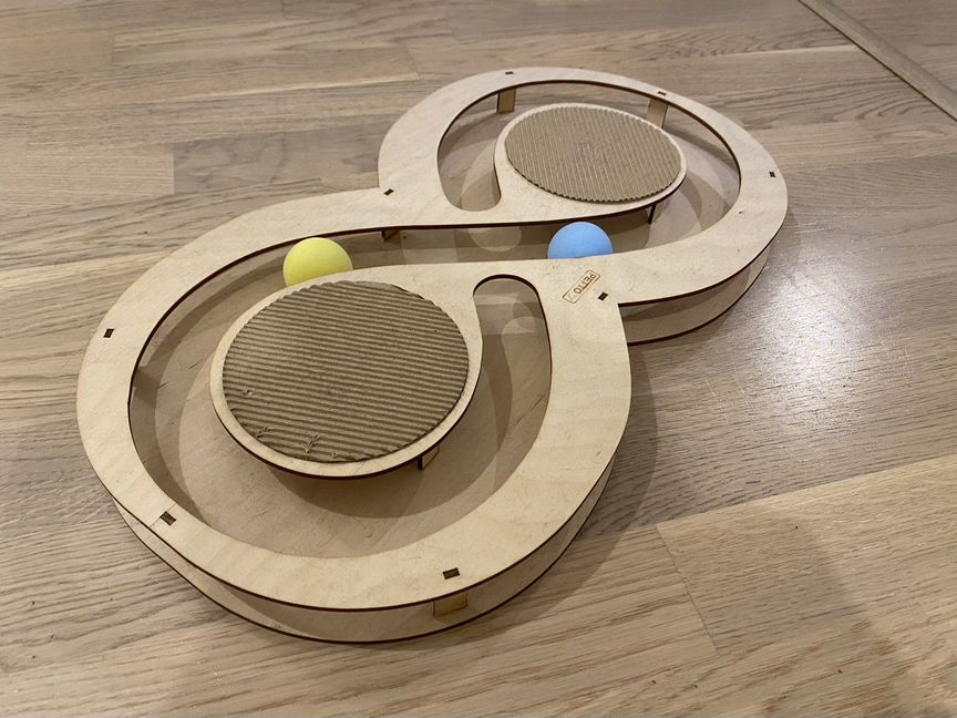 Развивающая деревянная игрушка для кошек