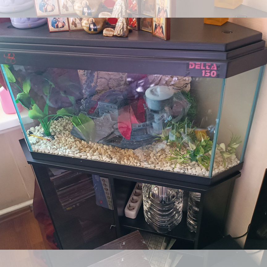 Аквариум с тумбой