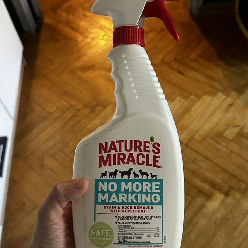 Спрей уничтожитель пятен и запахов Natures Miracle