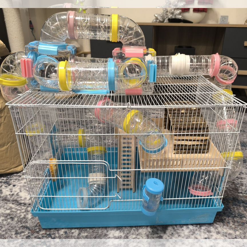 Клетка для хомяка с лабиринтом