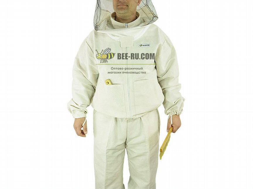 Костюм пчеловода эконом плюс с отстег.сеткой (курт