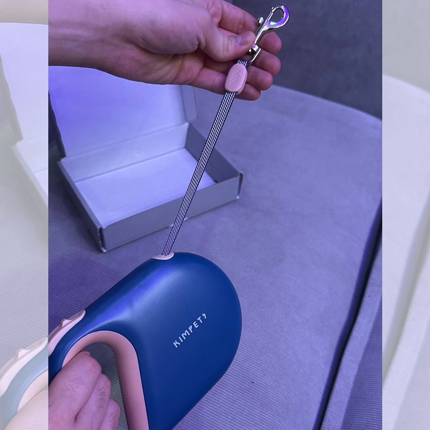 Поводок рулетка 5 метров до 20 кг