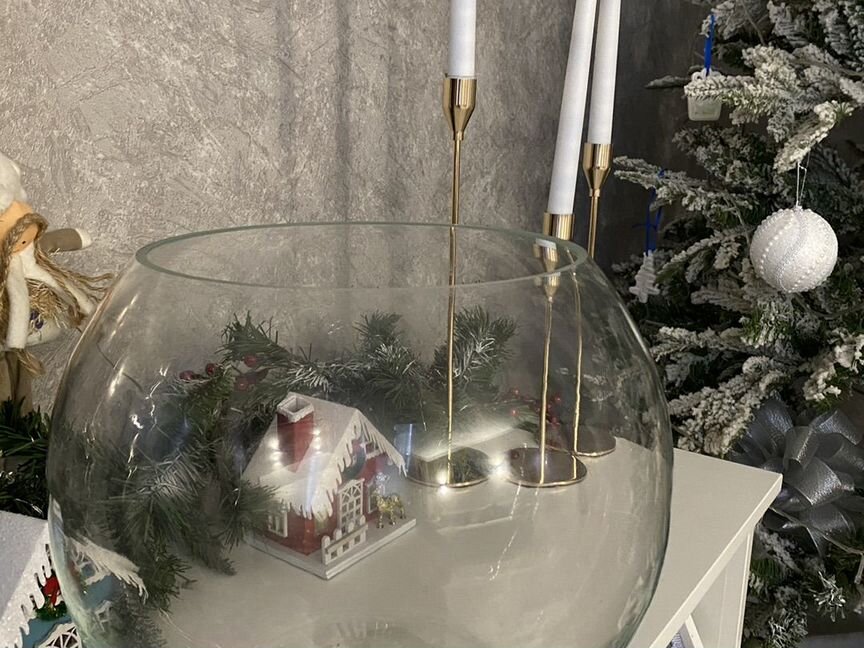 Аквариум круглый 10л