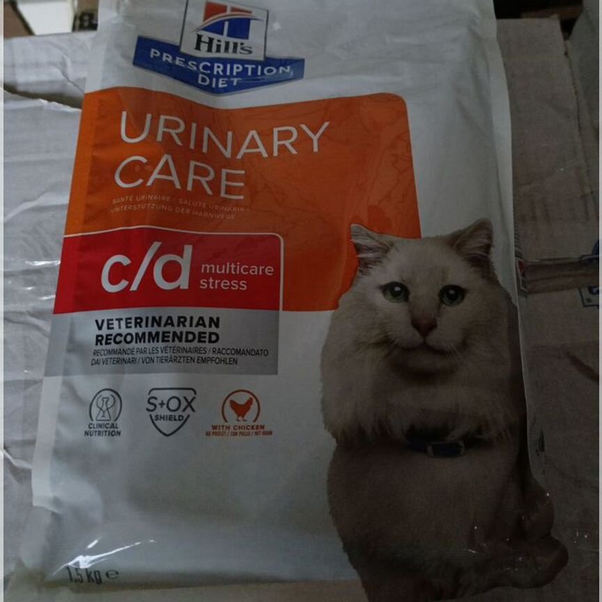 Корм для кошек hills urinary care c/d