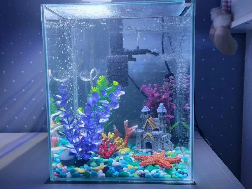 Aквариум aquael 30 л свет, фильтр