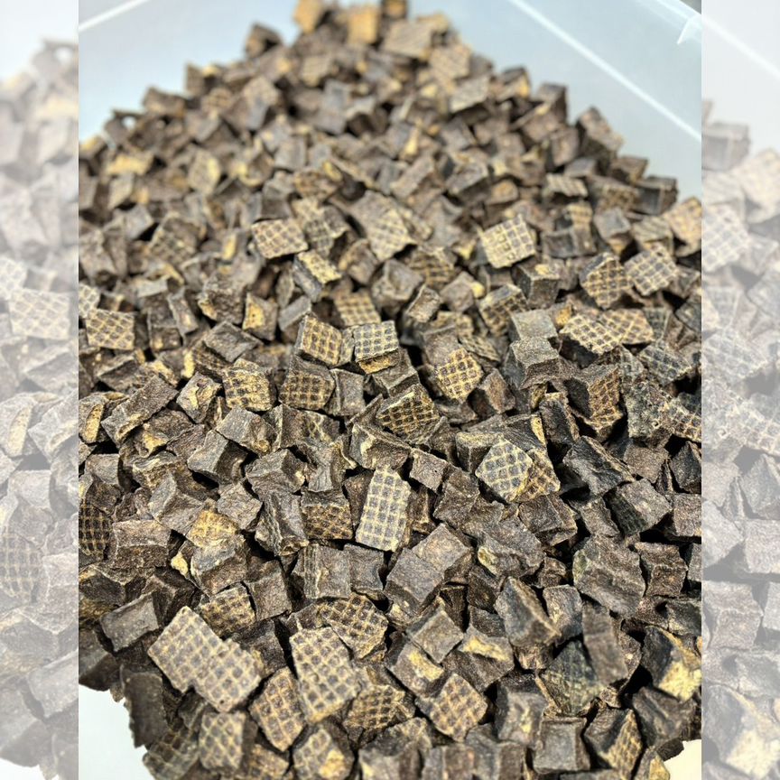 Кубики из легкого и рубца лакомства для собак