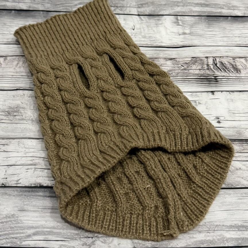 Вязаная кофта для собак