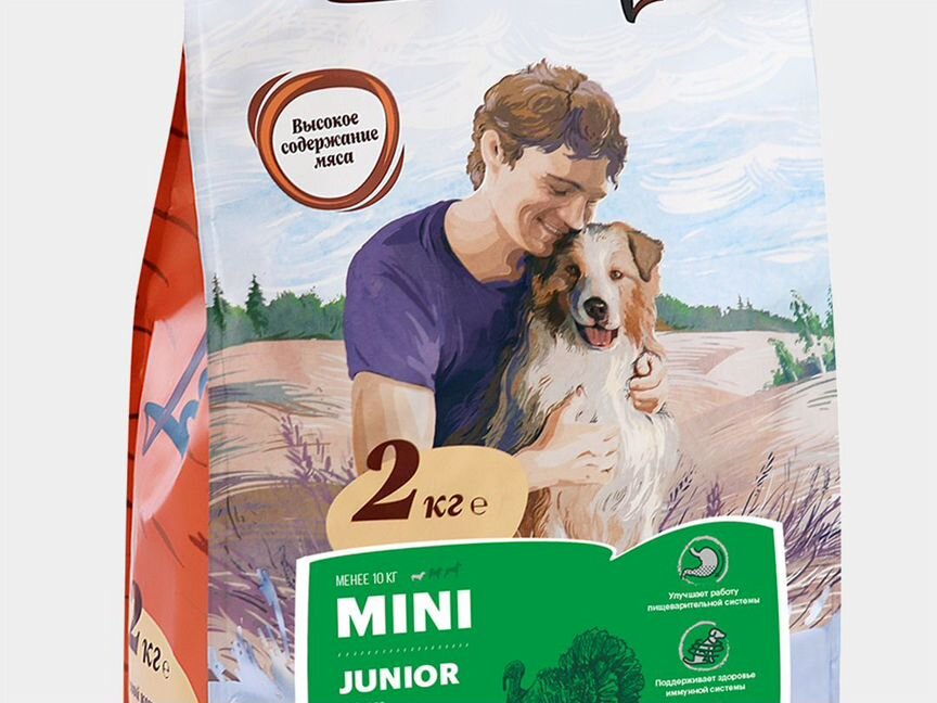 Корм для собак Karmy Мини Юниор Индейка