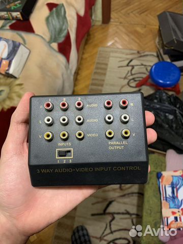 3 way audio video input control купить в Москве | Хобби и отдых | Авито