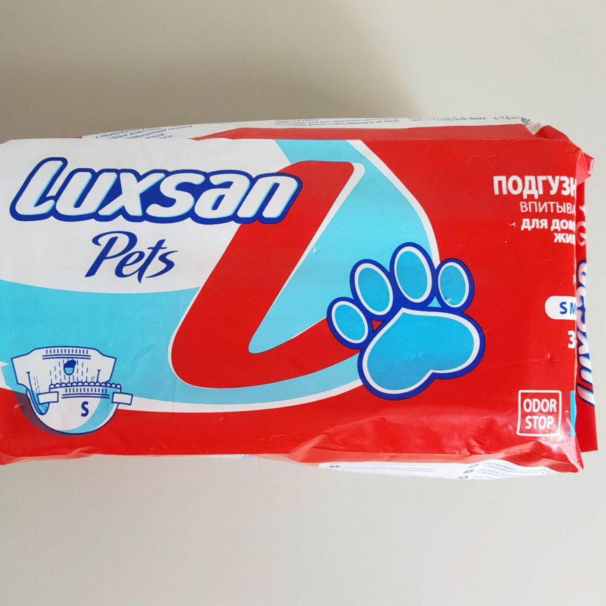 Подгузники для животных Luxsan Pets Small, 3-6 кг