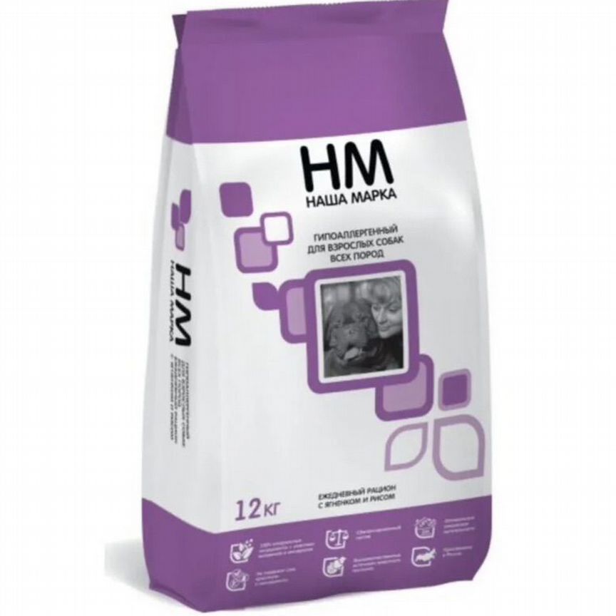 Корм сухой для собак Наша Марка 12кг