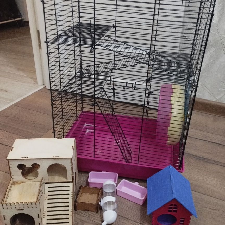 Б/У Клетка для хомяка большая