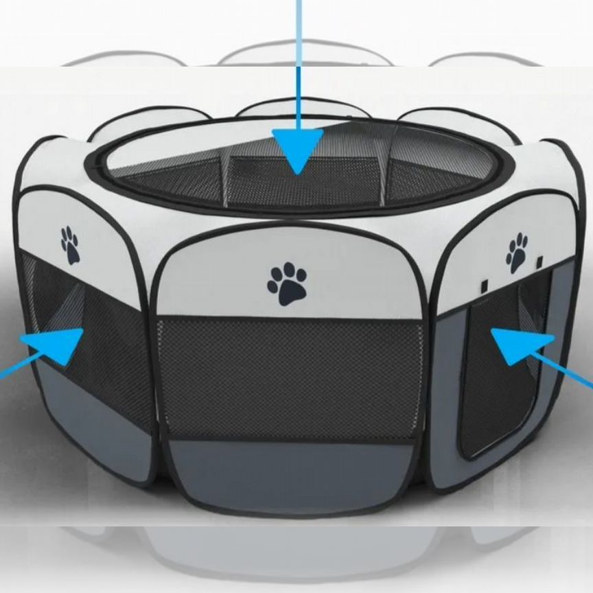 Вольер для питомцев 90/90/60