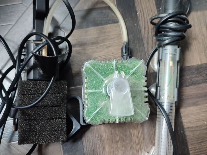 Остатки от аквариума