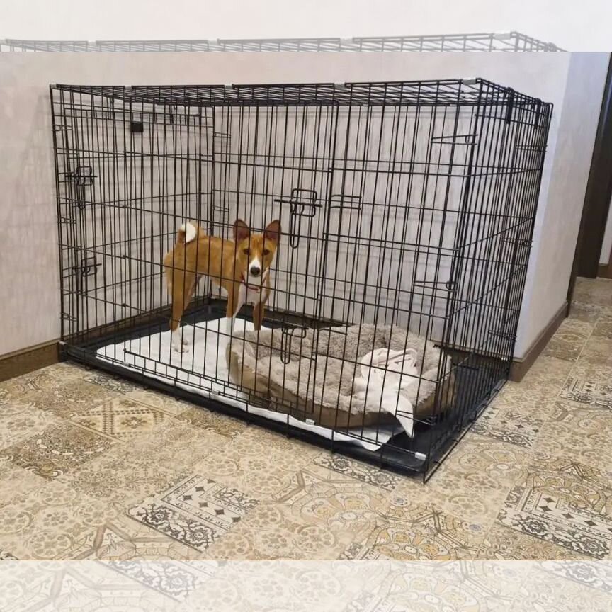 Большая клетка для собаки 120х70х75