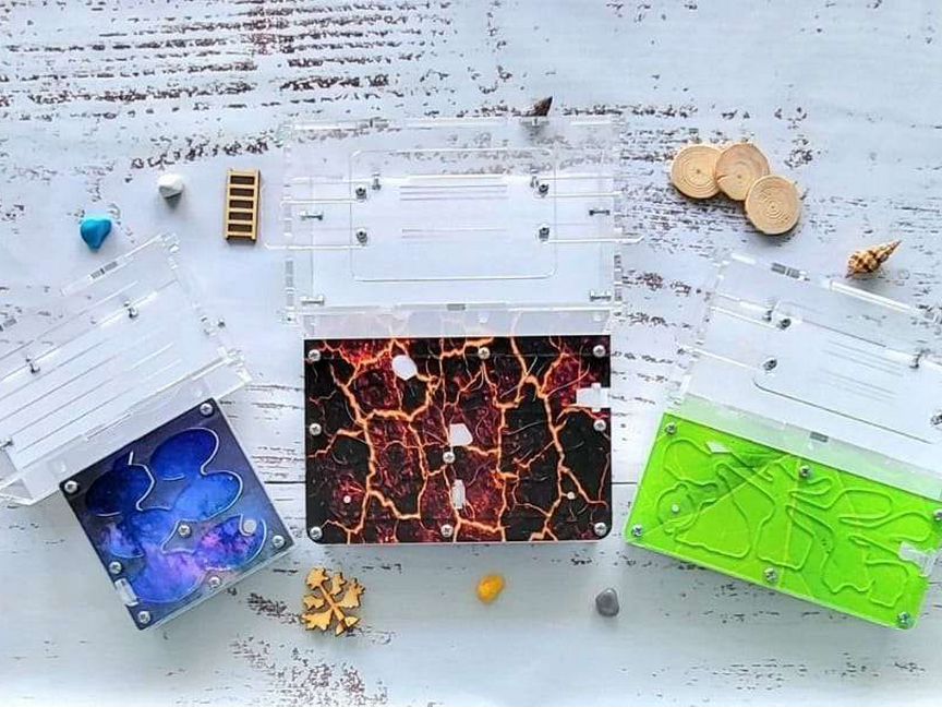 Муравьиная ферма с полным комплектом декора