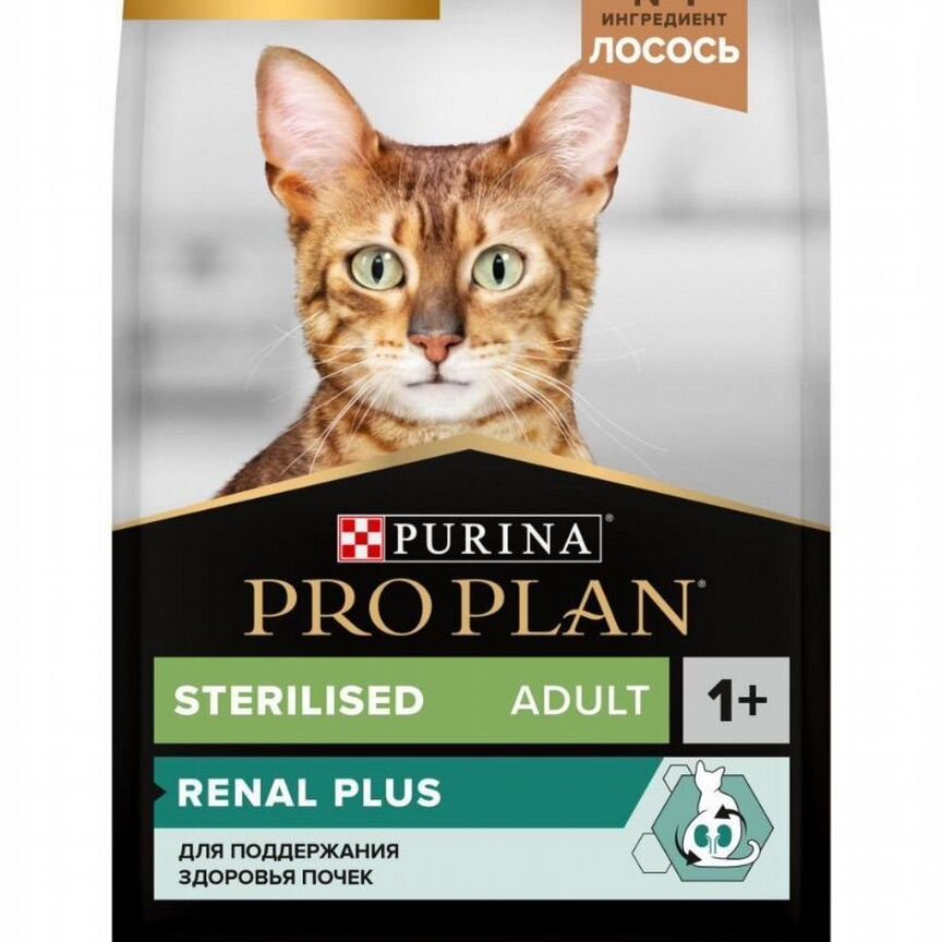 Сухой корм PRO plan Sterilised renal plus