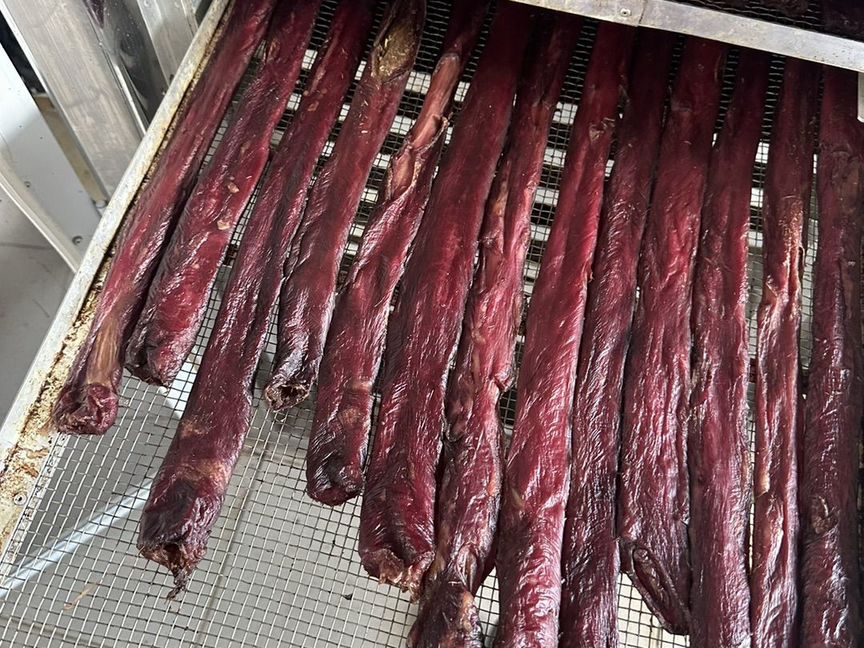 Сушеный говяжий пищевод (пикало) для собак