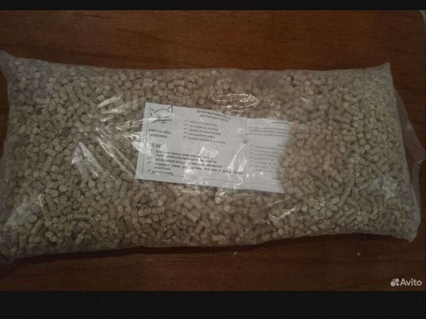 Кошачий наполнитель древесный