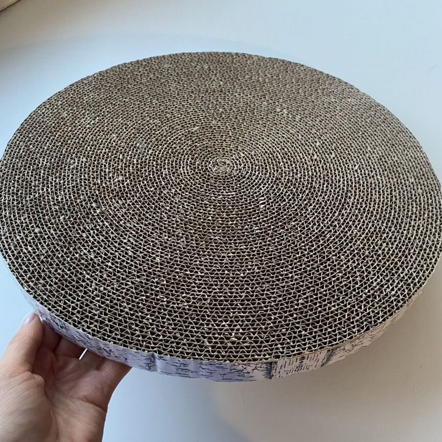 Картонная когтеточка новая